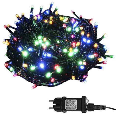 100 ΦΩΤΑΚΙΑ Led ΜΕ ΠΡΑΣΙΝΟ ΚΑΛΩΔΙΟ ΠΟΛΥΧΡΩΜΑ