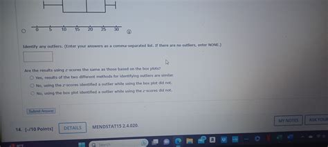 consider the given data set n 15 measurements
