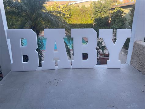 Foam Letters Numbers Thick Etsy