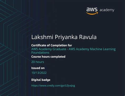 Lakshmi Priyanka Ravula On Linkedin Aws