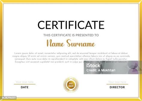 Certificate Of Achievement Template For Diploma Prizes Business