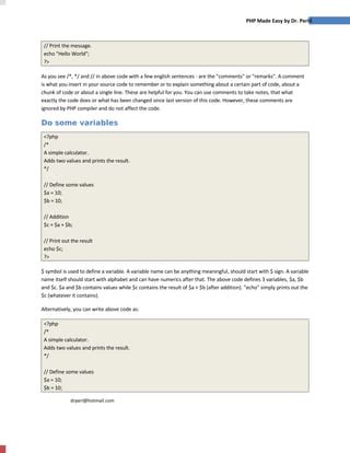 Article What Is Php Doc