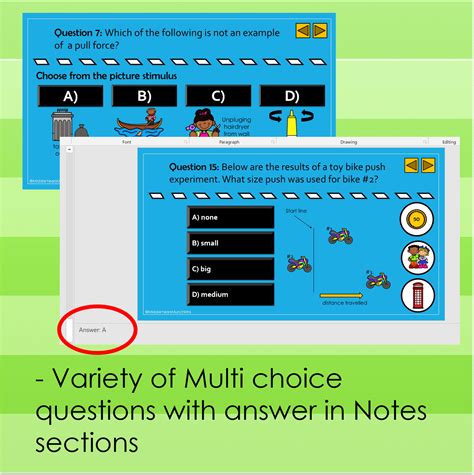 Forces Push Pull Twist Quiz PowerPoint Made By Teachers