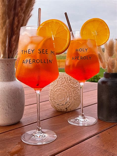 Aperol Spritz Glas Aperol Glas Leonardo Glas Personalisierte