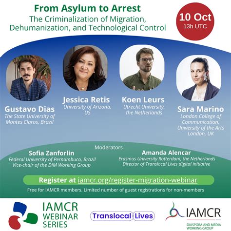 Register For Iamcr Webinar Migration Technology And Human Rights