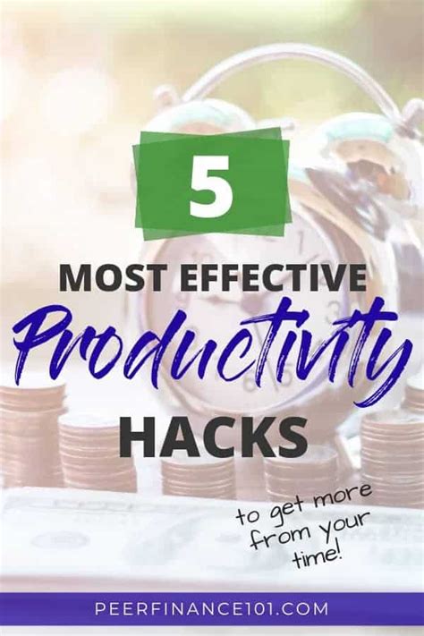 5 Productivity Hacks To Get More From Your Time Finance Quick Fix