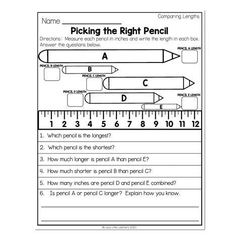 grade 2 length worksheets