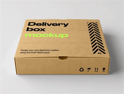 Craft Works Paper Mockup Collection 12款牛皮纸包装盒纸袋纸盒标签产品包装纸杯拎袋ps样机展示效果图