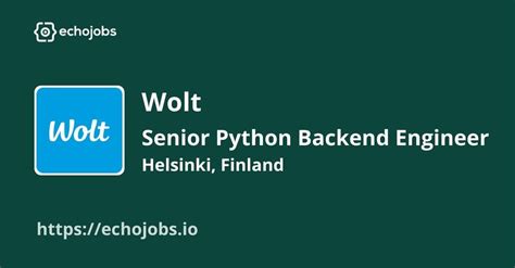 Hiring Senior Python Backend Engineer Cart And Checkout Helsinki
