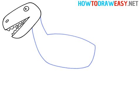 How To Draw A Dinosaur How To Draw Easy