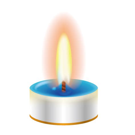 Candle Euclidean Vector Flame White Candle Vector Material Png