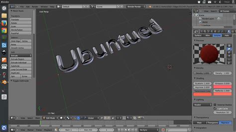 Lançado o Blender RC Conheça as novidades e veja como instalar Ubuntued