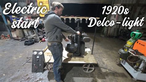 Starting And Walk Around Vintage 1920s Delco Light Light Plant Youtube