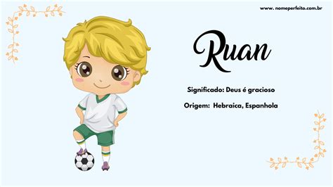 Qual O Significado Do Nome Ruan LIBRAIN