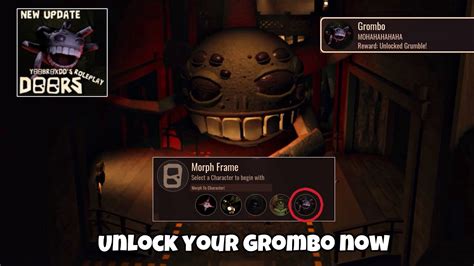 How To Unlock Grumble Grombo Badge In Yoobeoxdds Doors Rp Youtube