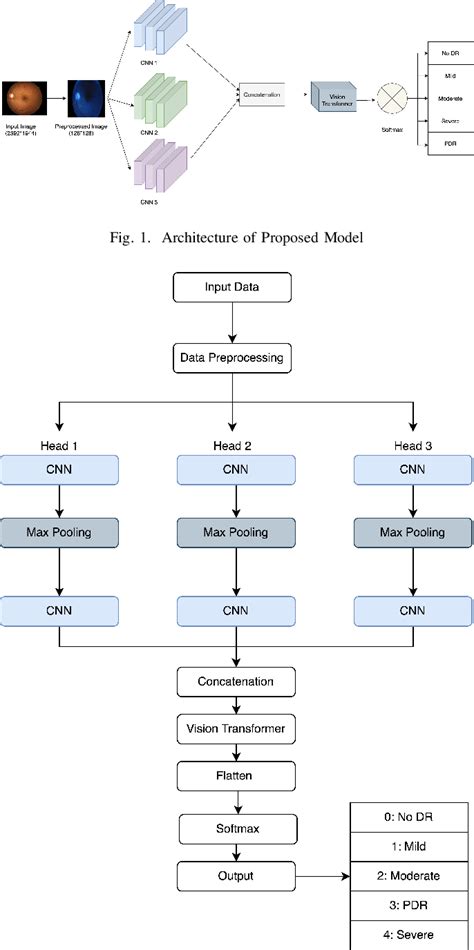 Figure 1 From Multi Headed Cnn And Vision Transformer Based Diabetic Retinopathy Classification