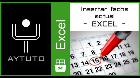 Insertar Fecha En EXCEL YouTube