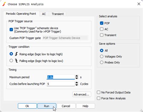 Set Up A Pop Analysis