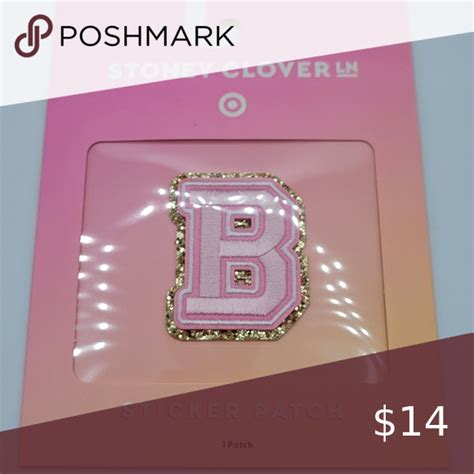 New Stoney Clover Lane X Target Letter Patch B Sticker Patches