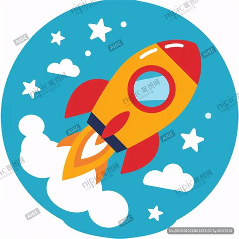 Ai创作图卡通火箭素材 卡通太空火箭 手绘卡通火箭 探索宇宙卡通图案 手绘火箭素材 卡通小火箭 航天航空卡通形象 卡通火箭发射 儿童卡通宇宙