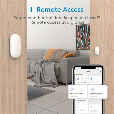 Meross Smart Door And Window Sensor Works With Apple Homekit Amazon