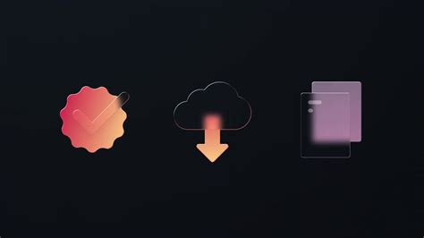 Glassmorphism Glass Icons Pack 36192403 Videohive Download Quick