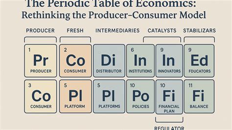 The Periodic Table Of Economics Rethinking The Producer Consumer Model