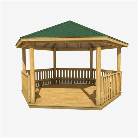 5m Hexagonal Gazebo Phoenix Play