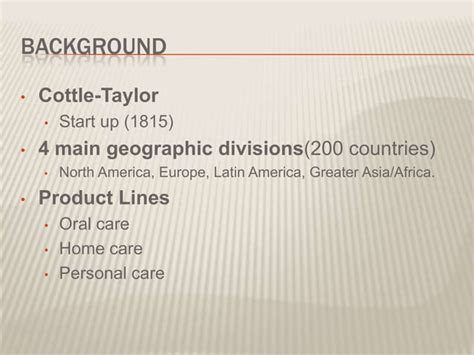 Cottle Taylor Pptx Oral Care Personal Care