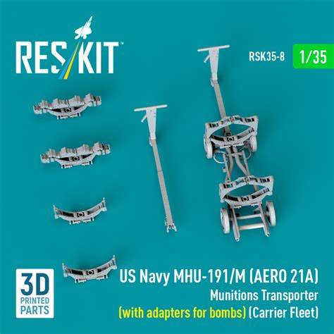 Us Navy Mhu 191m Aero 21a Munitions Transporter With Adapters For
