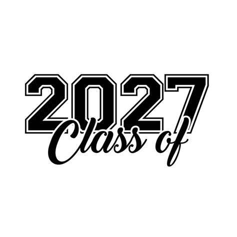 Class Of 2027 Vector Art Icons And Graphics For Free Download