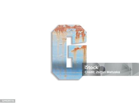 3d 일러스트레이션 레터 G 라이트 블루 컬러 녹슨 철금속 알파벳 분리된 디자인 요소 0명에 대한 스톡 사진 및 기타 이미지 0명 3차원 형태 강철 Istock