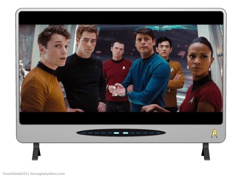 Star Trek Viewscreen Tv Daves Geeky Ideas Star Trek Trek Stars