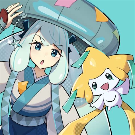 Hatsune Miku Jirachi And Steel Miku Pokemon And 2 More Drawn By