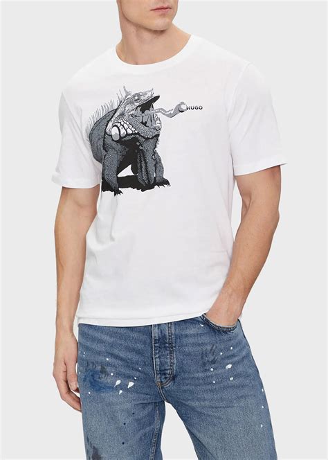 Белая футболка Hugo Boss Hugo с изображением 208555 купить в Киеве ...