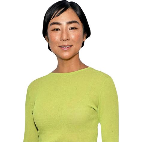 Greta Lee Green Outfit Buddy Torso Up