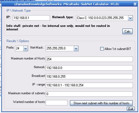 Subnet Mask Table Calculator Review Home Decor