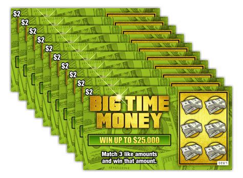 Prank Gag Fake Lottery Tickets Big Time Money 10 Realistic Scratch