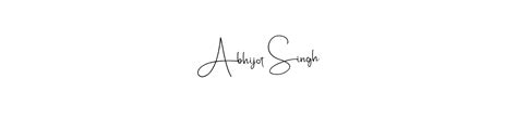 86 Abhijot Singh Name Signature Style Ideas Special Electronic Sign