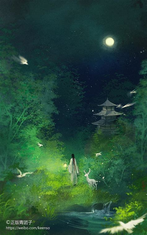 林深时见鹿 花瓣网