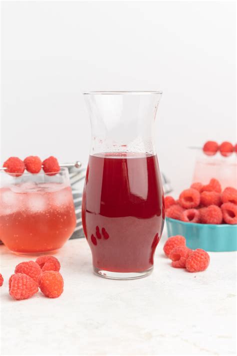 Raspberry Simple Syrup Tastes Of Homemade