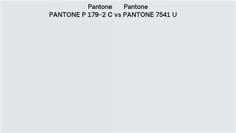 Pantone P 179 2 C Vs Pantone 7541 U Side By Side Comparison