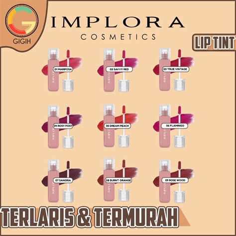 Jual Implora Lip Tint Jelly Series All Shade Shopee Indonesia