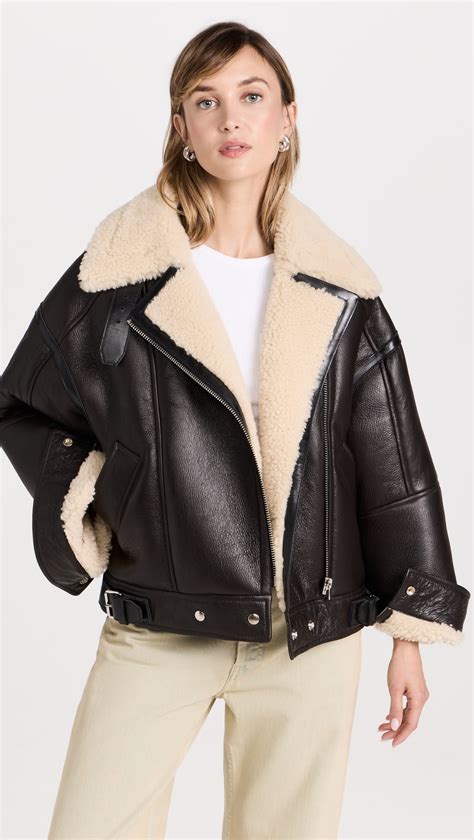 Acne Studios Shearling Jacket Shopbop