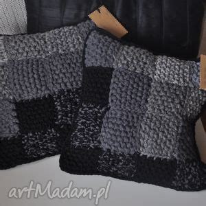 dziergana poszewka na poduszkę unikalne dom ღ art Madam pl