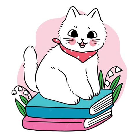 Premium Vector Cartoon Cute Funny Character Cat Vector