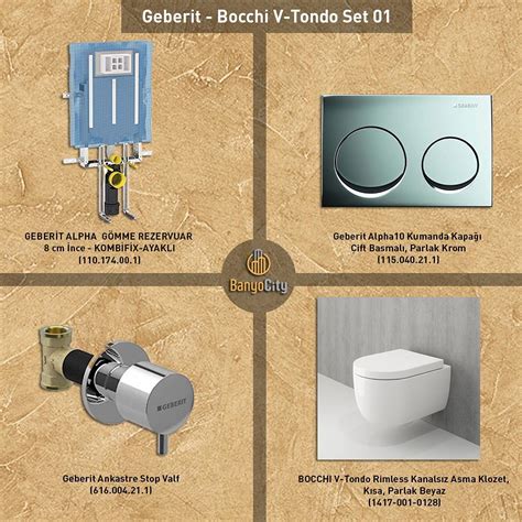 Geberit Bocchi V Tondo Set 01 Uygun Fiyat Ve Taksit Seçenekleri Ile