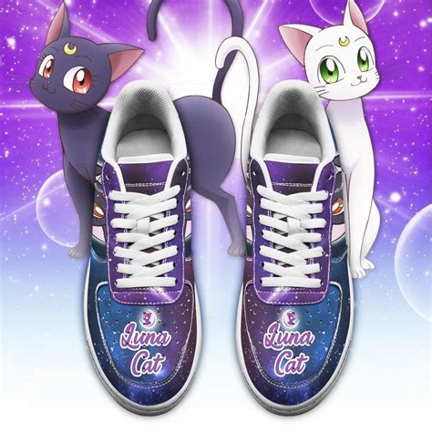 Sailor Moon Artemis Cat Low Top Sneakers Sailor Moon Merch