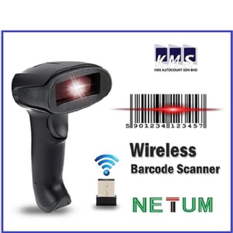 Netum Barcode Scanner Wireless Cordless Support Continuous Scan Pc